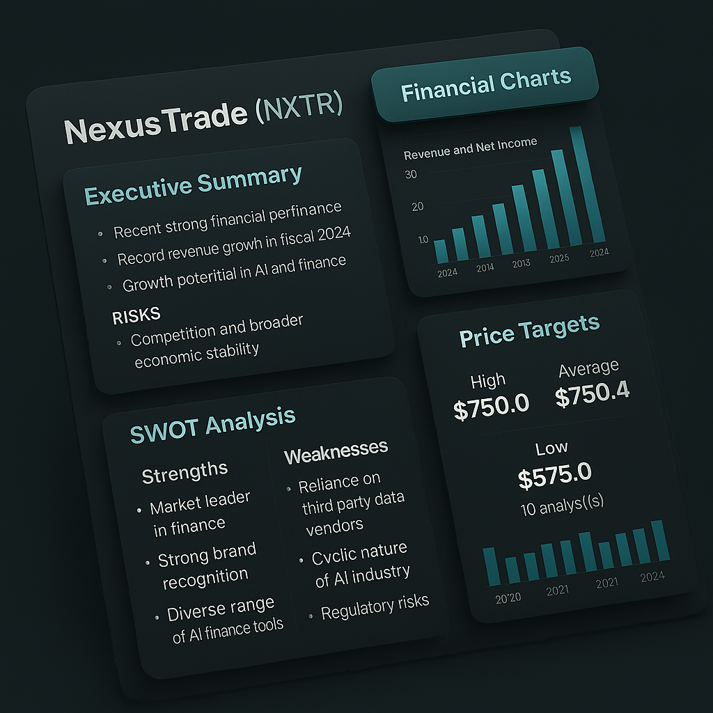 AI-Powered Deep Dive Stock Reports | Comprehensive Analysis | NexusTrade